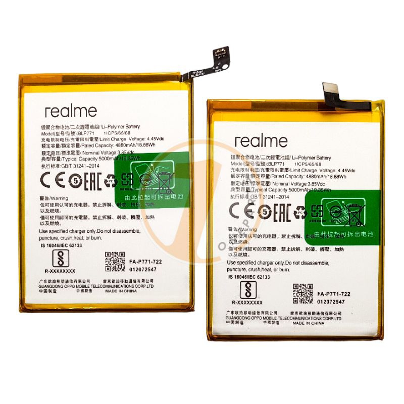 Jual BATTERY BATRE BATERAI REALME 6I NARZO 10 C25Y BLP771 | Shopee ...