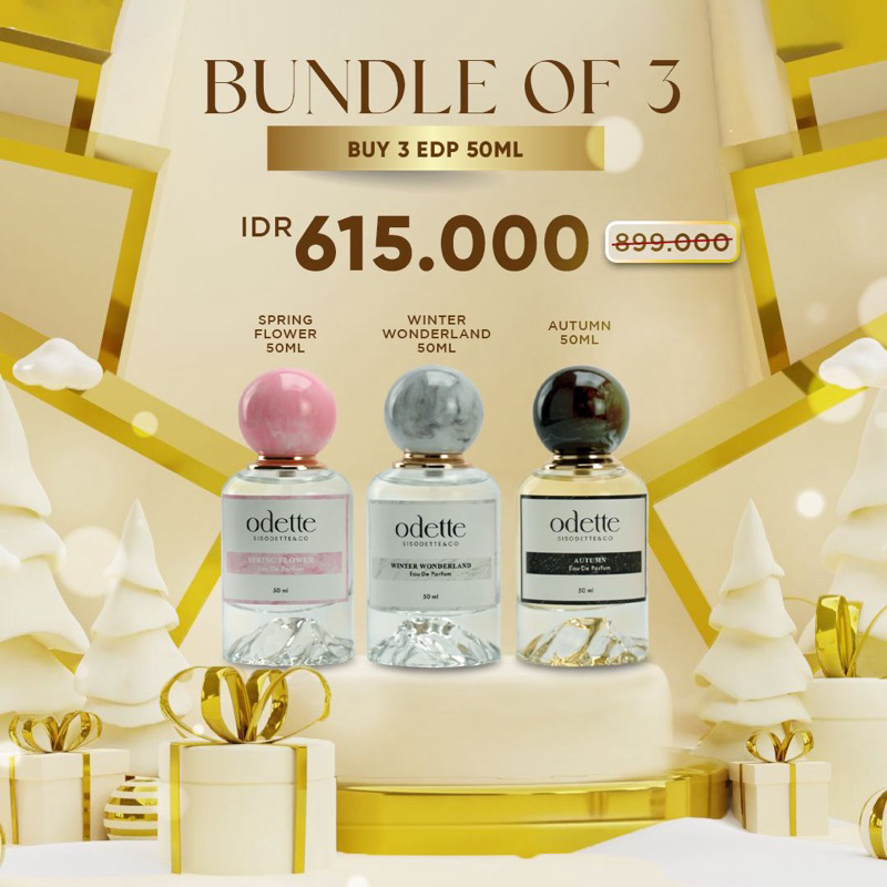 Jual EDP Odette - Bundle of 3 ( Spring, Winter, Autumn) | Shopee Indonesia
