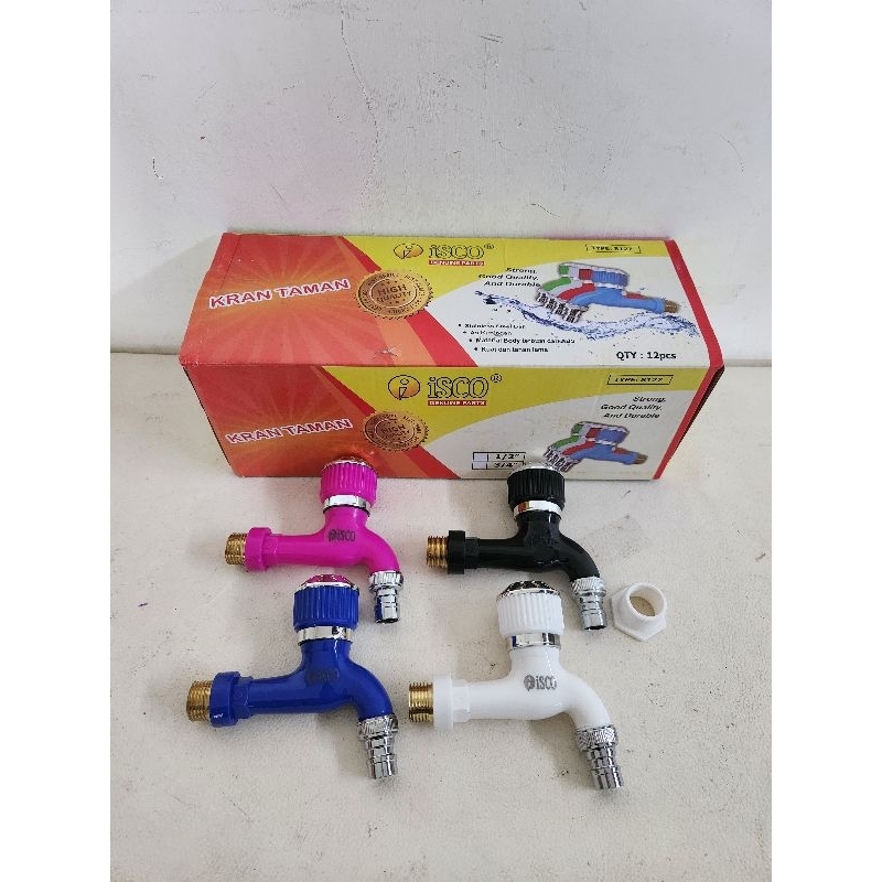 Jual ISCO Kran Air Taman ABS 1/2" 3/4"/ Kran Air PVC ABS 1/2 3/4 INCH ...