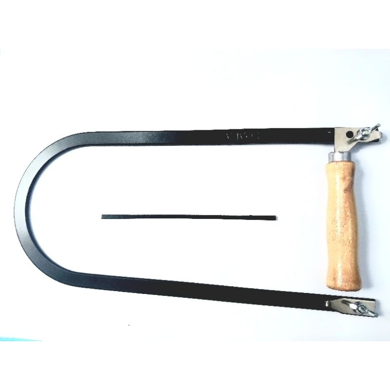 Jual Gergaji Ukir Triplek Gagang dan Mata gergaji Bawaan Fret Saw Frame | Shopee Indonesia