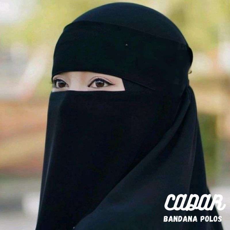 Jual CADAR BANDANA | NIQAB BANDANA | NIQAB BANDANA | NIQAB DUA LAYER | NIQOB BANDANA | NIQOB ...