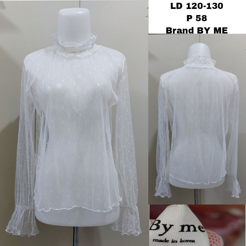 Jual Blouse Putih Lengan Panjang/ Atasan Putih /Kemeja Putih | Shopee ...