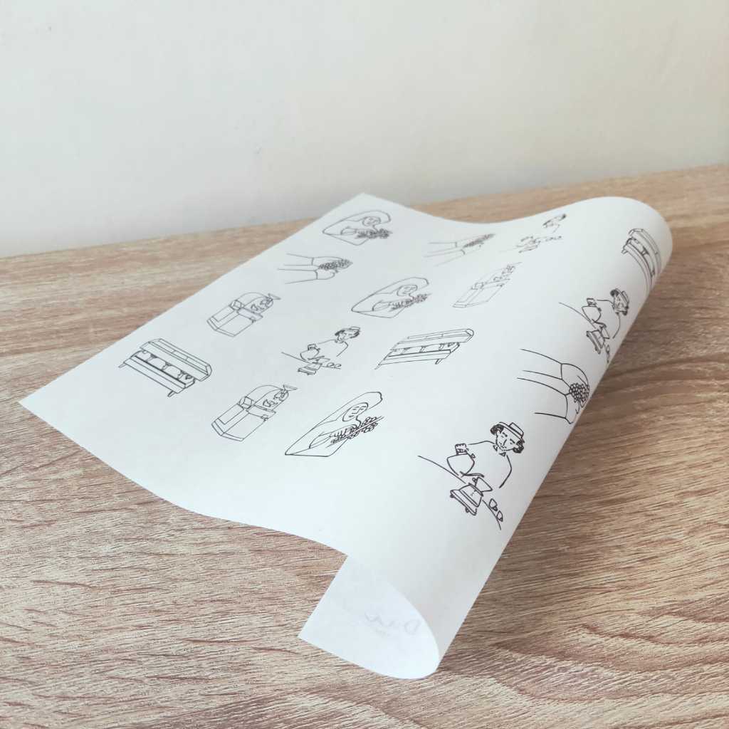 Jual CUSTOM Kertas Roti 29 x 64 cm - Wrap Paper / Kertas Bungkus ...