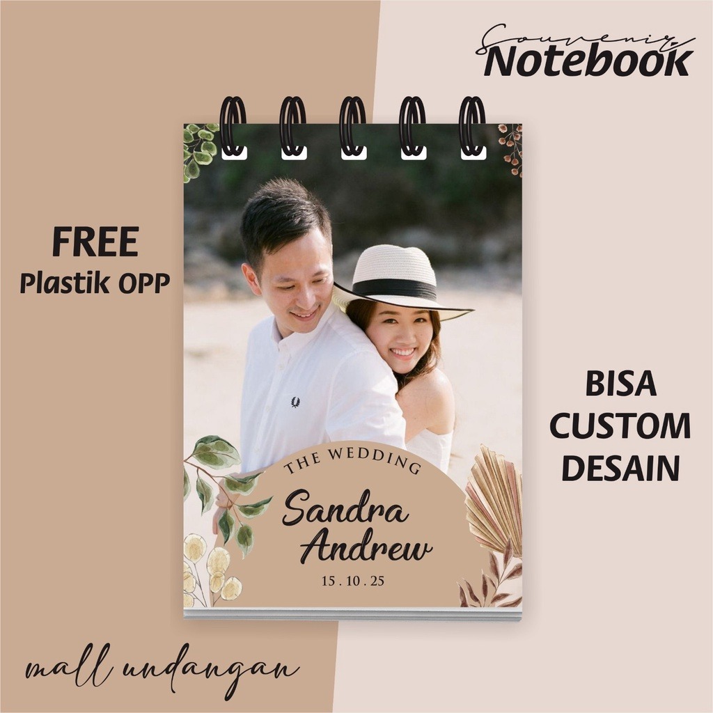 Jual SOUVENIR PERNIKAHAN NOTEBOOK CUSTOM - NOTEBOOK AESTHETIC UNIK ...