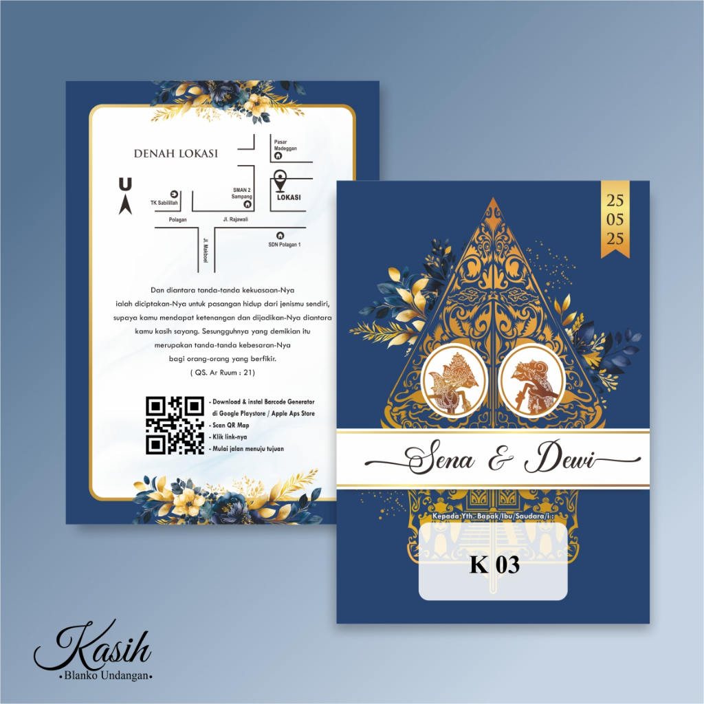 Jual BLANGKO UNDANGAN PERNIKAHAN KOSONGAN - BLANKO UNDANGAN FULL COLOUR ...