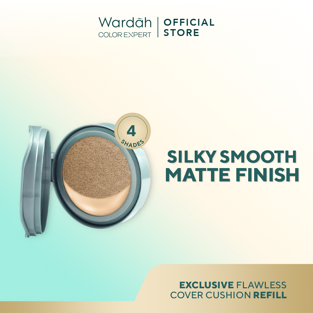 Jual WARDAH Refill Exclusive Flawless Cover Cushion - Makeup | Shopee Indonesia