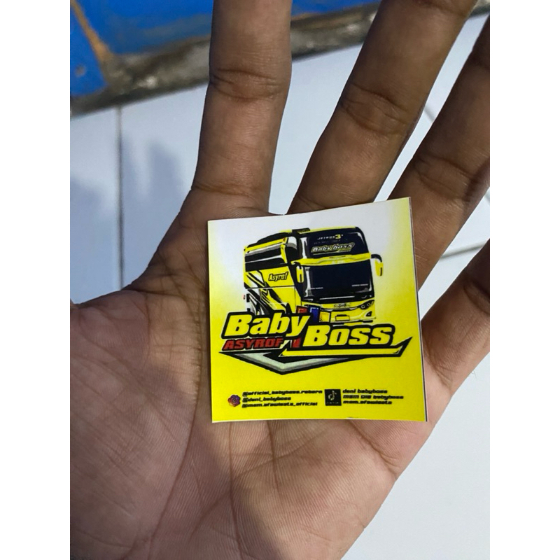 Jual stiker bus baby boss asrof kotak | Shopee Indonesia