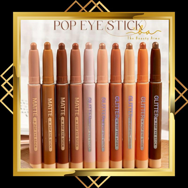 Jual MEILINDA Glitter Pop Eyeshadow Stick / Meilinda Matte Pop ...