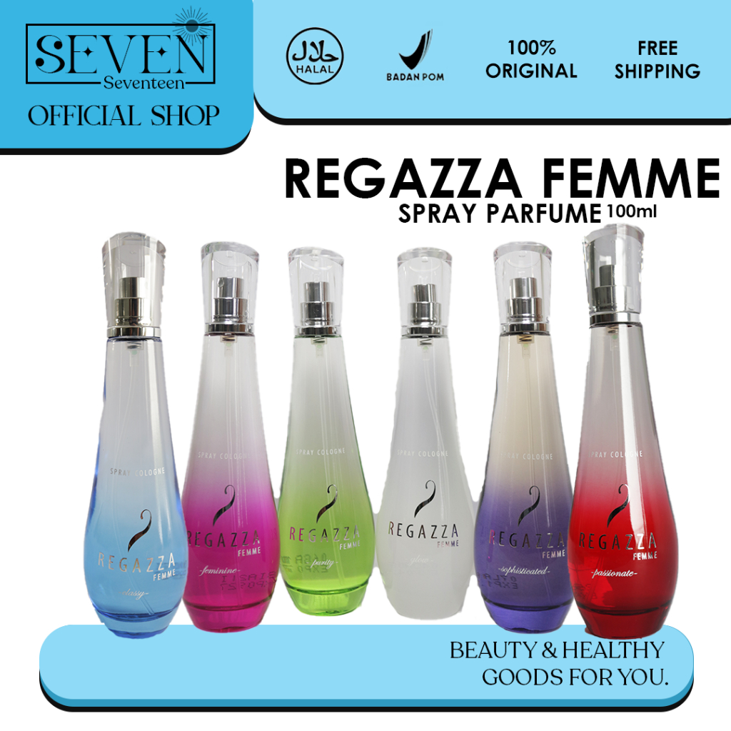 Jual REGAZZA Femme Spray Cologne 100 ML | Shopee Indonesia