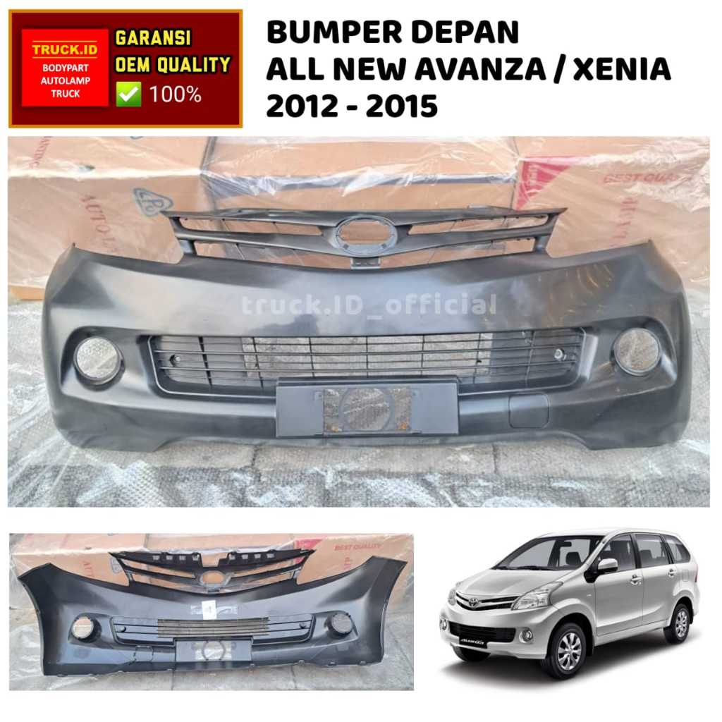 Jual BEMPER BUMPER TANDUK DEPAN AVANZA XENIA VELOZ 2012 2013 2014 2015 ...