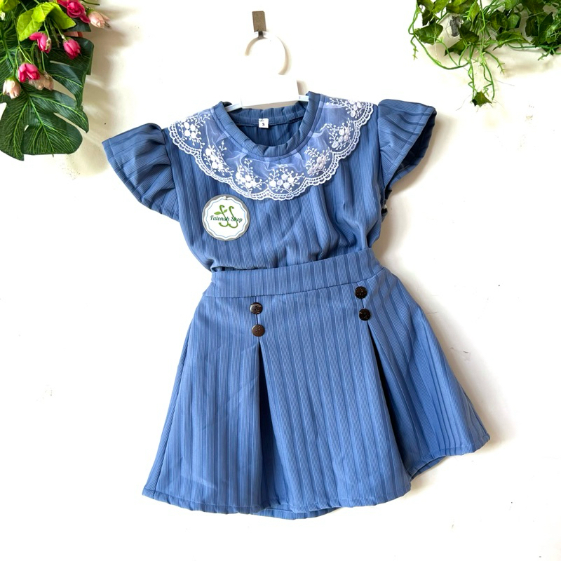 Jual Setelan anak 2 3 4 5 6 7 8 tahun baju anak cewek perempuan model ...