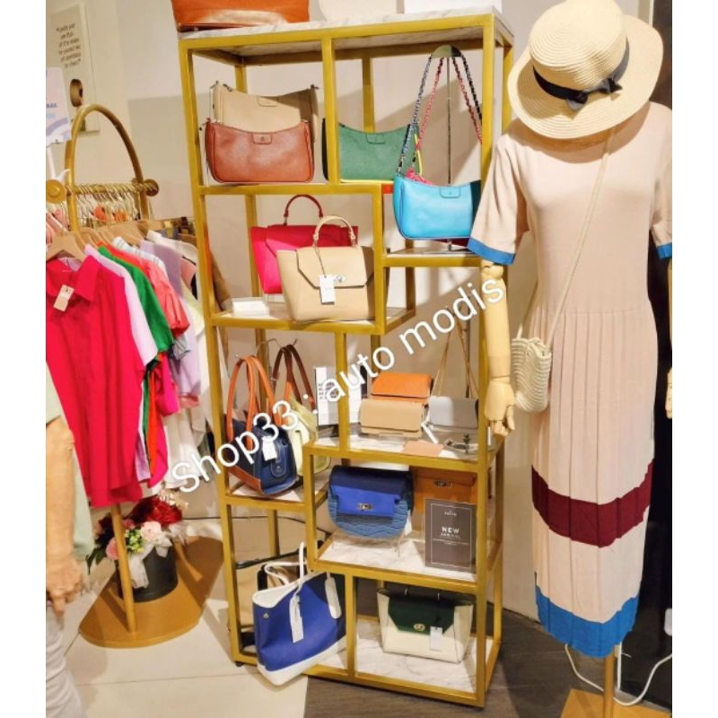 Jual RAK DISPLAY TAS BONGKAR PASANG EMAS GOLD DAPUR NAIL ART SUSUN ...