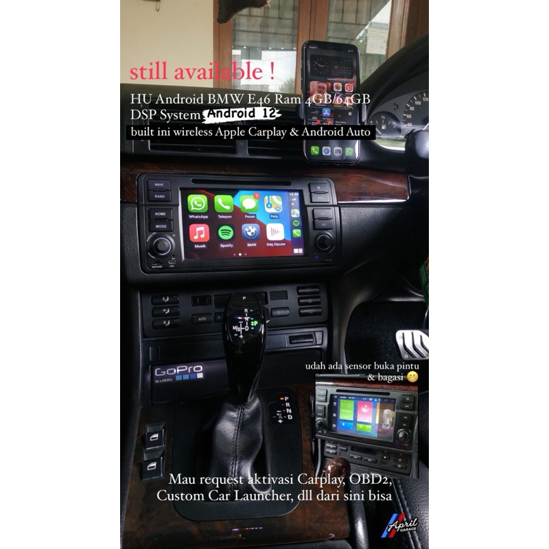 Jual Head Unit Android BMW E46 Ram 4GB Rom 64GB DSP System Built in ...