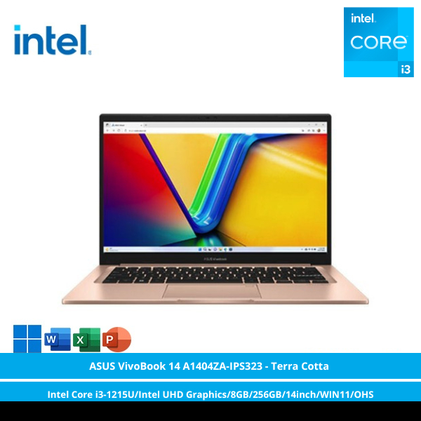 Jual ASUS VivoBook 14 A1404ZA-IPS323 - Terra Cotta [Intel Core i3-1215U ...