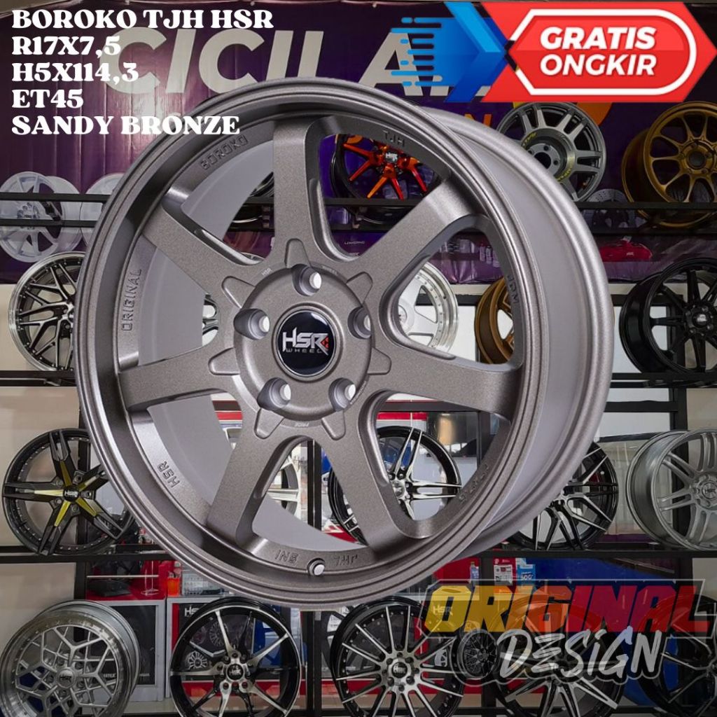 Jual Velg Mobil Ring 17 Te37 HSR TJH R17 Cocok Untuk Xpander Brv Hrv Innova | Shopee Indonesia