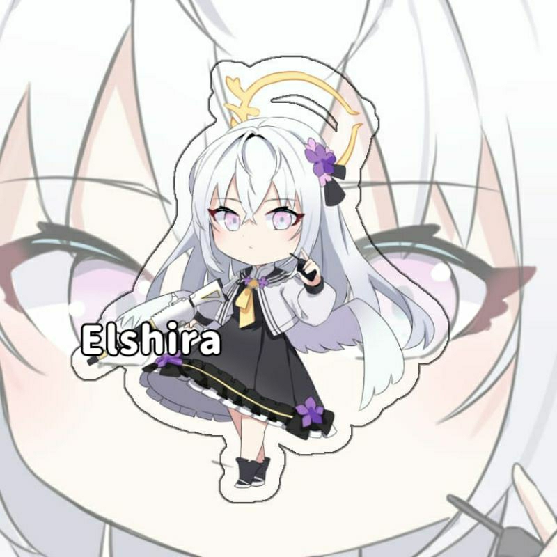 Jual Gantungan Kunci Blue Archive Shirasu Azusa - Keychain Blue Archive ...