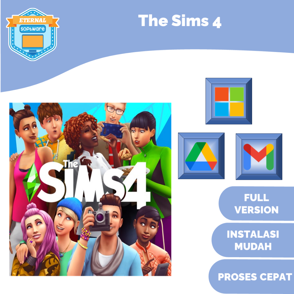 Jual The Sims 4 Full Version No Trial Strategi Simulasi Game Windows ...