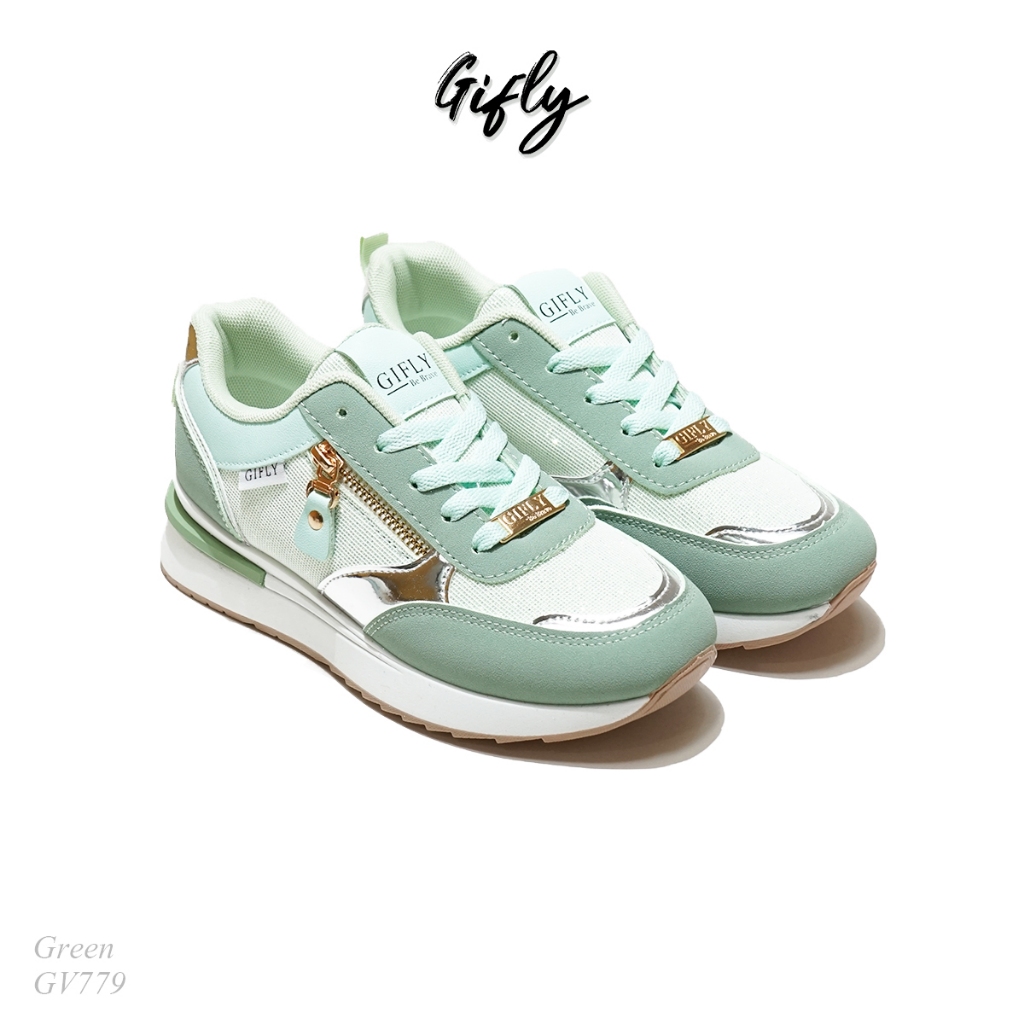 Jual GIFLY Allice Sepatu Sneakers Wanita Kets Putih Sport Shoes GV779 ...