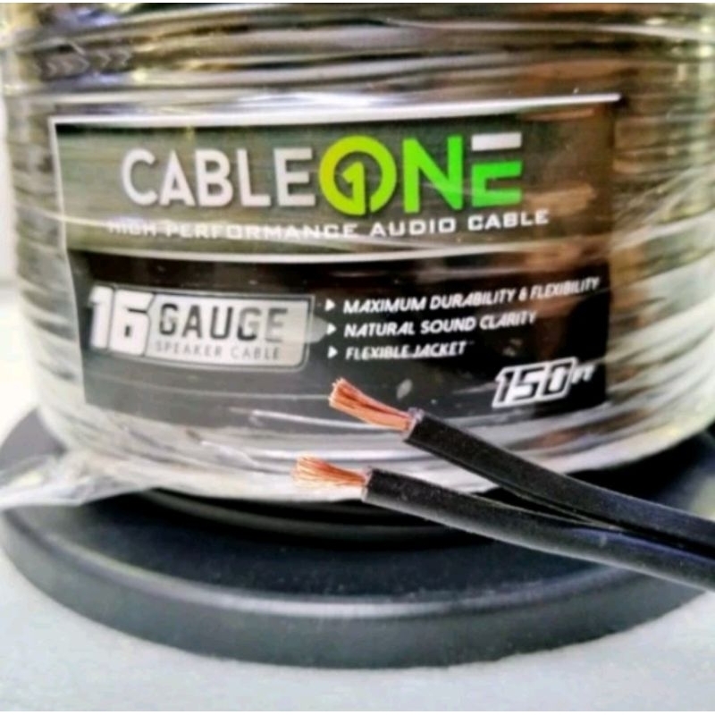 Jual Kabel Speaker CableOne AWG16, Tembaga Bagus, 65meter | Shopee ...