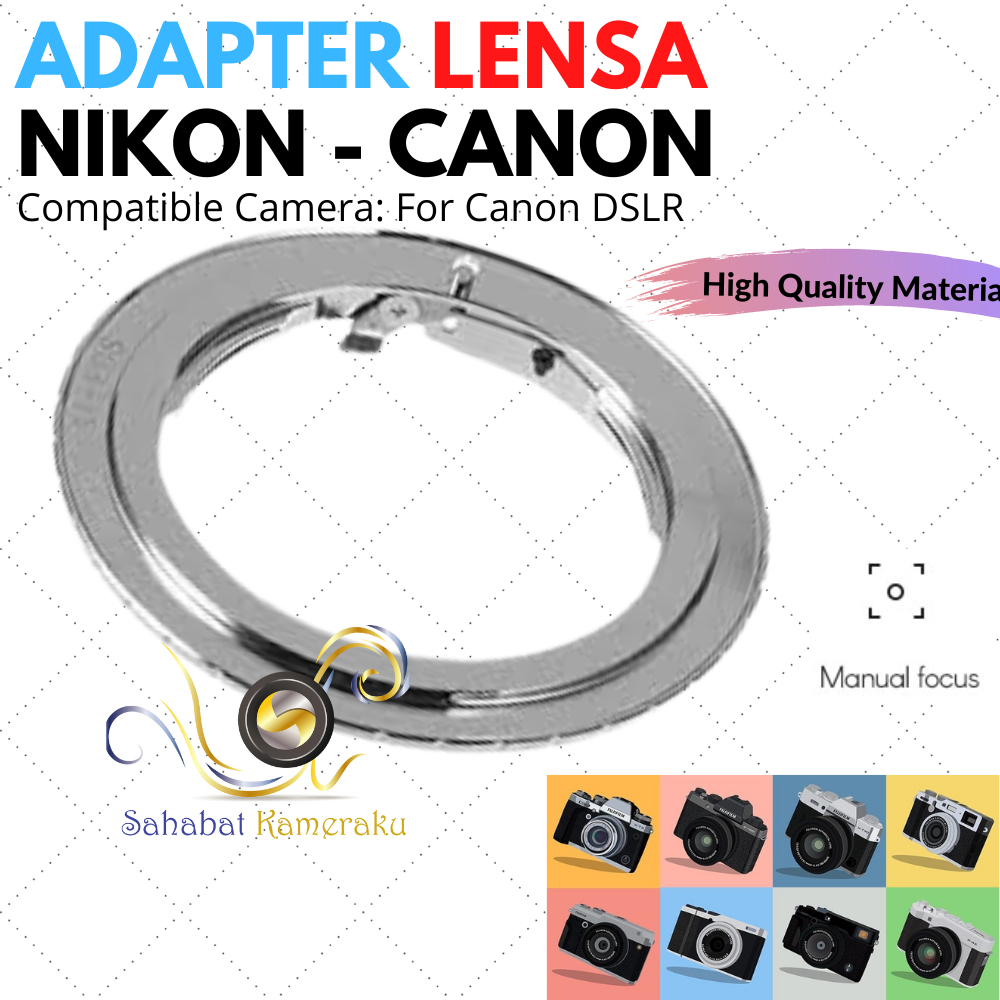 Jual Adapter Lensa Nikon Pre Non AI AIS AI-S AFD AF-D lens to ke Kamera ...