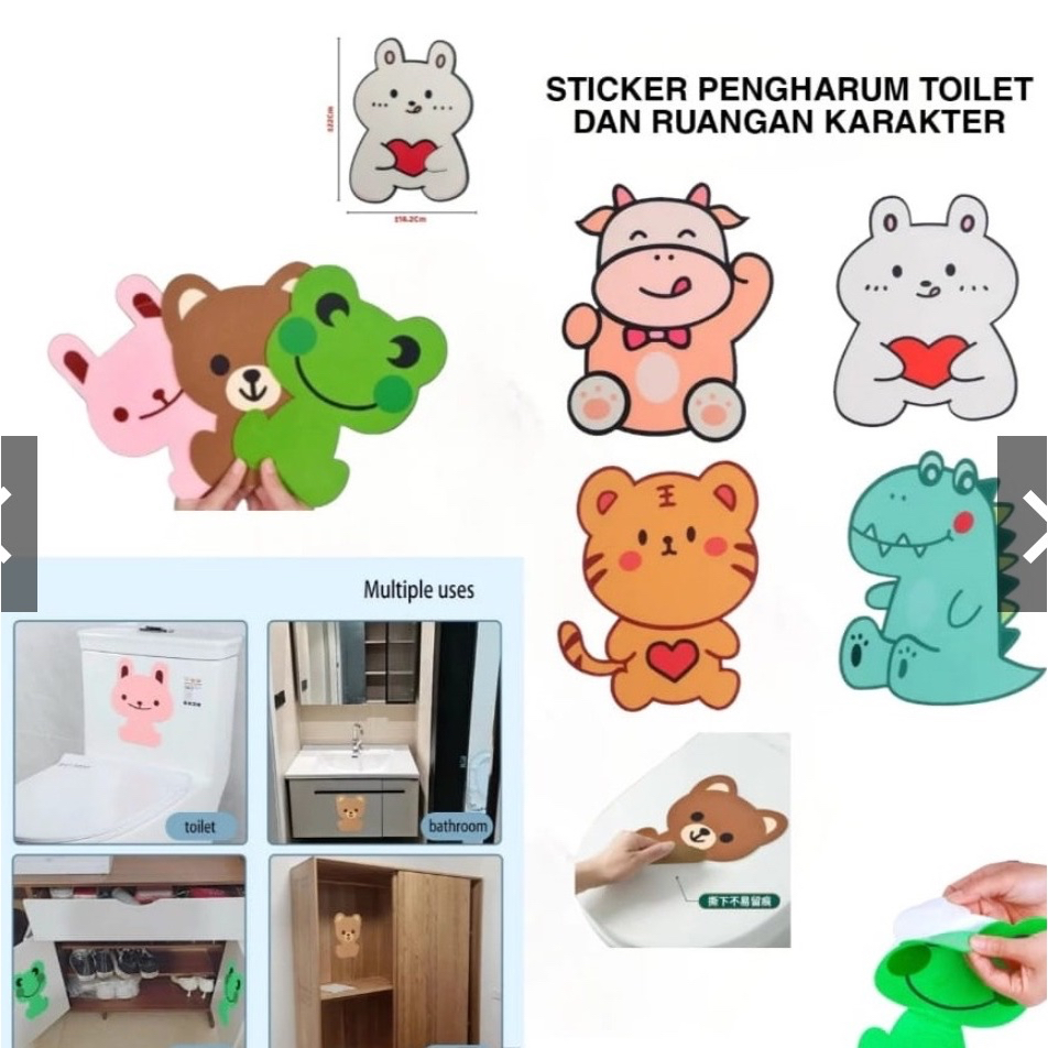Jual NEW MOTIF Sticker Pengharum Ruangan Kamar Mandi Stiker Pewangi ...