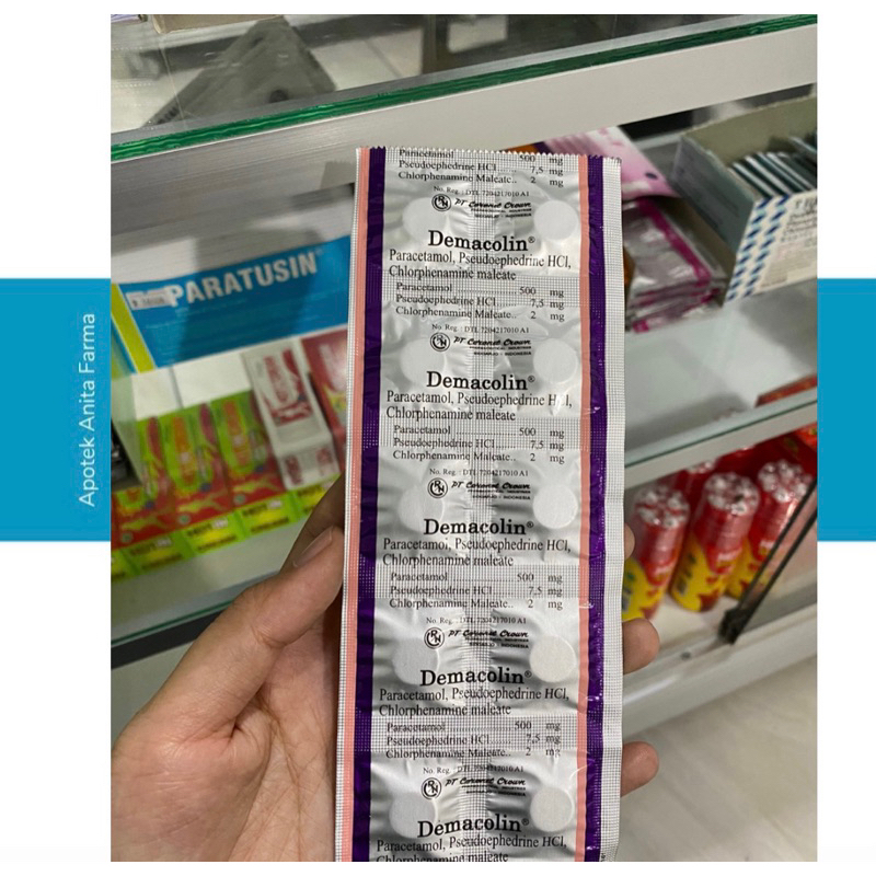 Jual Demacolin 1strip isi 10 tab | Shopee Indonesia