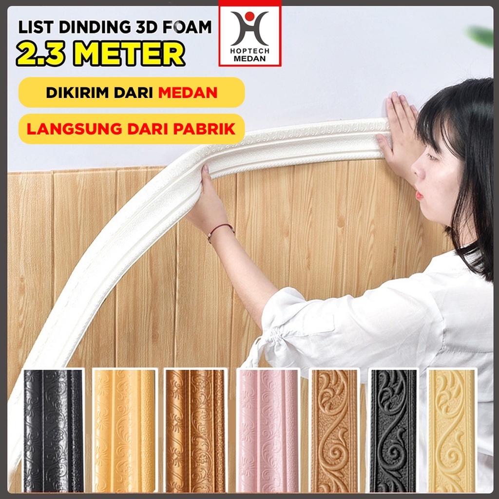 Jual Wall Border List / Wallborder Foam 3D /Walpaper List Foam Stiker ...