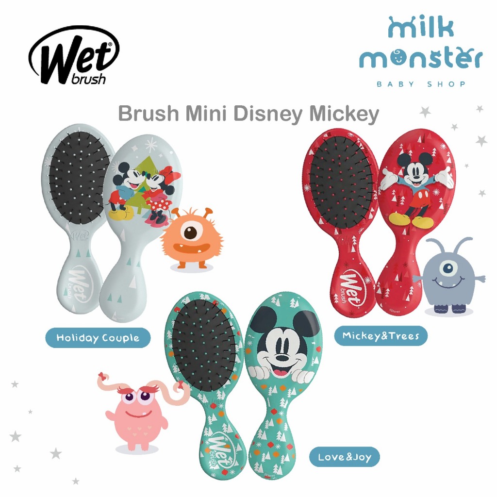 Jual The Wet Brush Mini Disney Mickey / Sisir rambut bayi dan anak ...