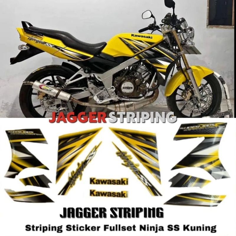 Jual Sstriping Ninja SS 2013 KUNING (SUDAH METALIK) | Shopee Indonesia