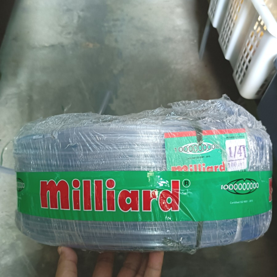 Jual selang bening tebal 5/16 1/4 3/8 lube elastis lentur tebal selang ...