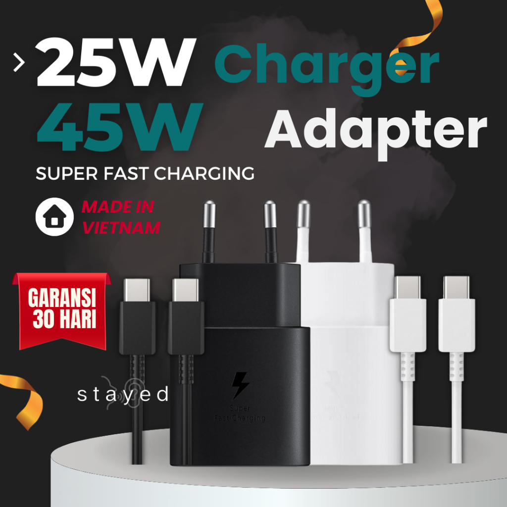 Jual CHARGER FOR SAMSUNG TYPE C FAST CHARGING A72 A52 A50 A12 A51 A71 ...