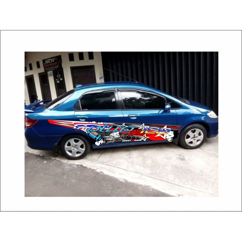 Jual Stiker Mobil Viral / Striping Mobil Thailook Kekinian/ Striping ...
