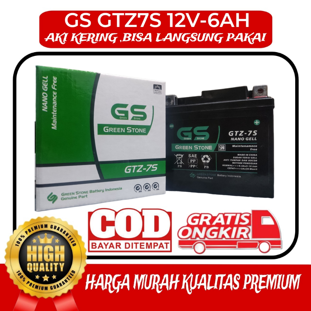 Jual Aki Motor Yamaha NMax N Max N-Max GTZ7S GS Accu Kering MF | Shopee ...