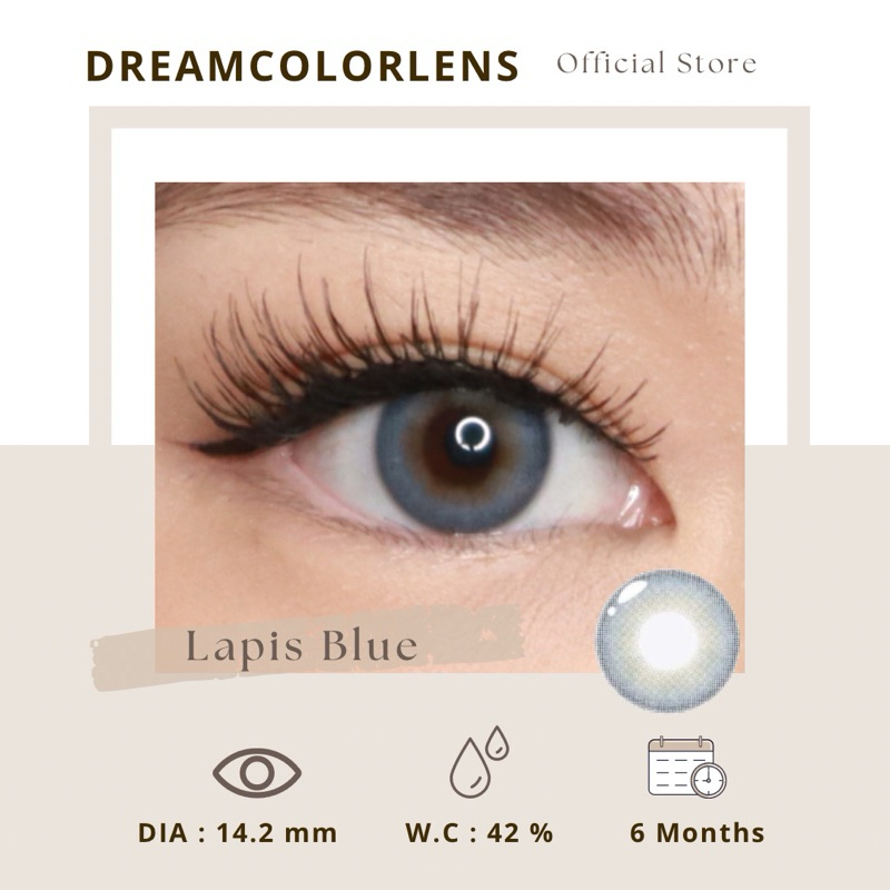 Jual EYESM Softlens - Lapis Blue / Biru Normal Minus | Shopee Indonesia
