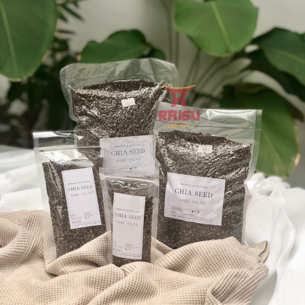 Jual BLACK CHIA SEED ORGANIK 1KG MEXICO PREMIUM CIA SEED CHIASEED RAISU ...