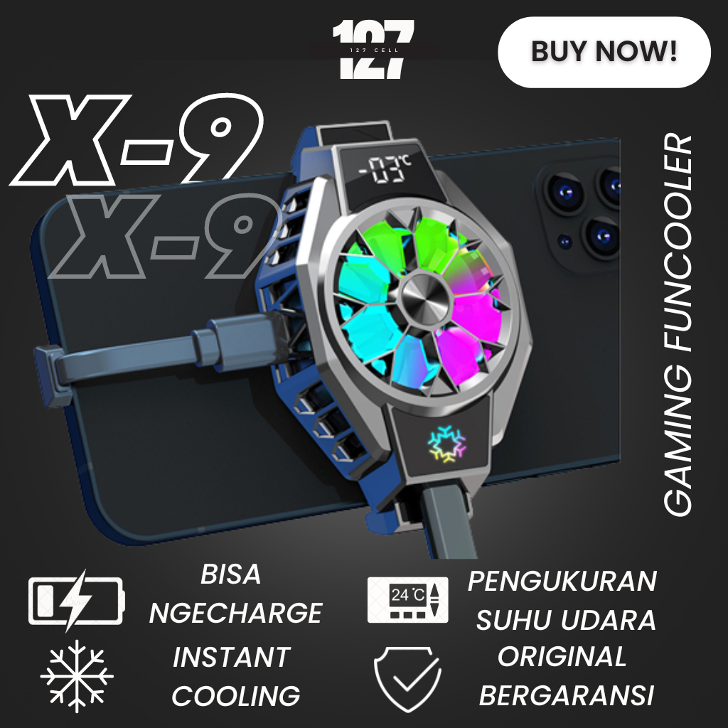 Jual X9 Kipas Pendingin Fan Cooler Funcooler Kipas Usb Pendingin Sambil ...