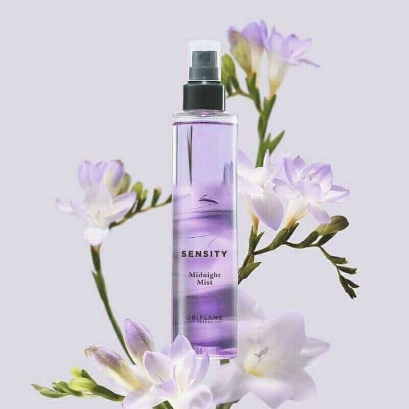 Jual PARFUM SENSITY Midnight mist spray cologne UNGU | Shopee Indonesia