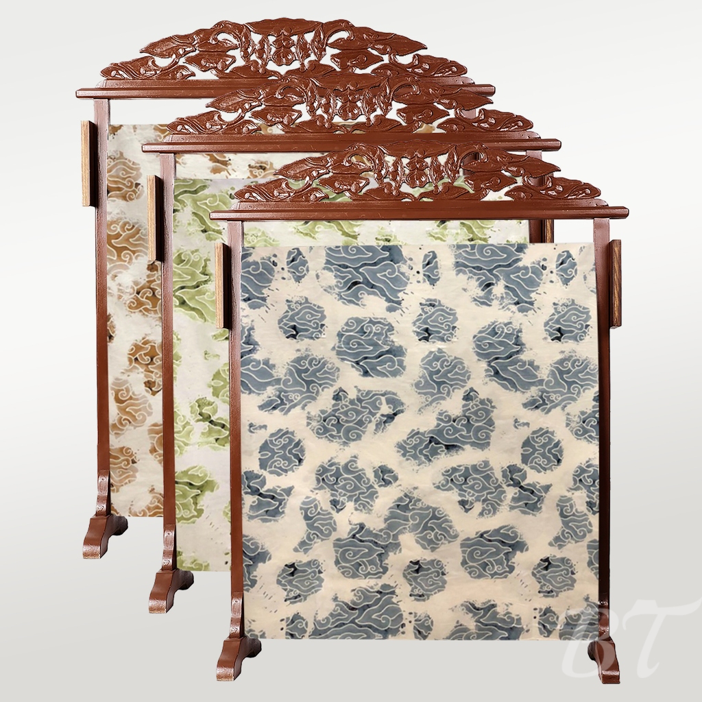 Jual BATIK TRUSMI Bahan Kain Batik Mega Mendung Meteran Katun | Shopee ...