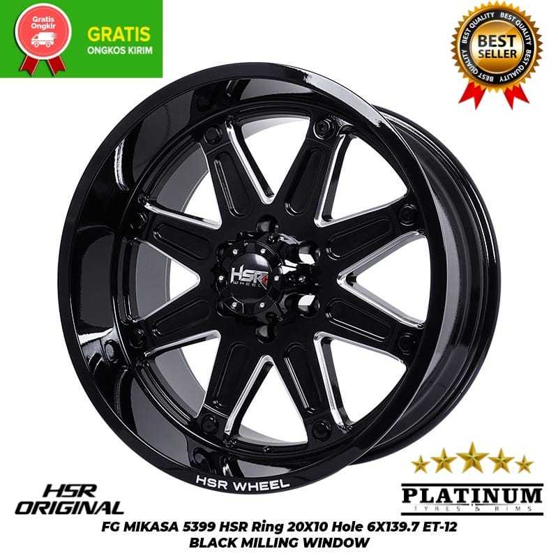 Jual VELG MOBIL PAJERO FORTUNER HILUX HUMMER H3 TRITON HSR FG MIKASA ...