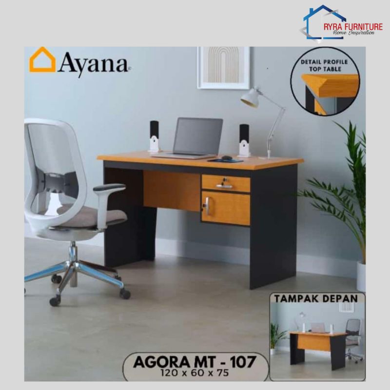 Jual MEJA DINAS/MEJA KANTOR/MEJA KERJA 1/2 BIRO TOP TABLE PVC - AYANA ...