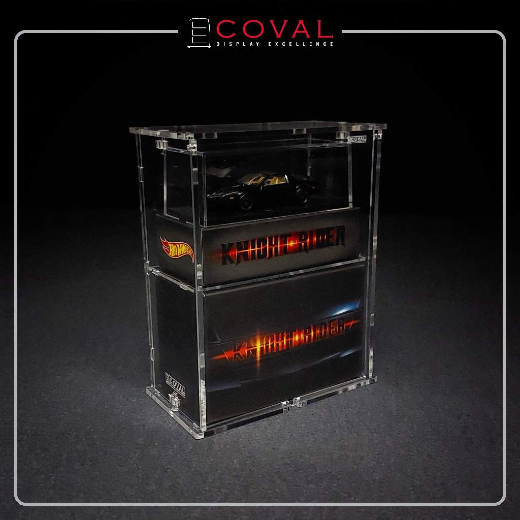 Jual COVAL HSD-102KR Acrylic Displays for Single Hot Wheels SDCC Knight ...