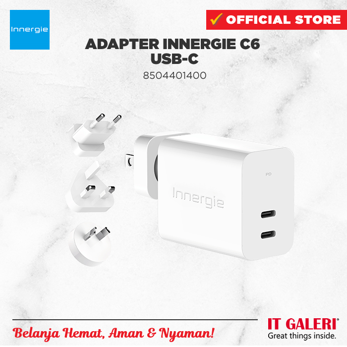 Jual ADAPTER INNERGIE C6 USB-C | Shopee Indonesia