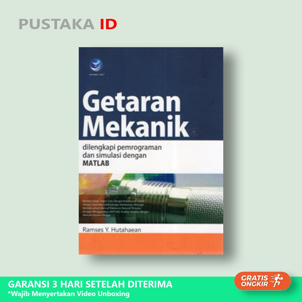 Jual Buku Getaran Mekanik dilengkapi pemrograman dan simulasi dengan ...