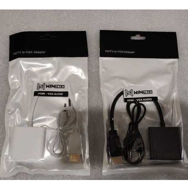 Jual Profftech / Wintech Converter HDMI to VGA ( ada port audio + kabel ...