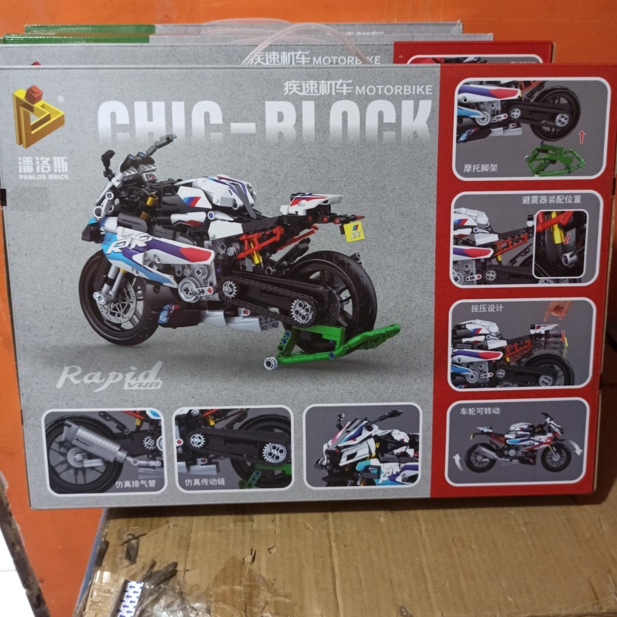 Jual Mainan rakit balok-brick-block teknik motor sport | Shopee Indonesia