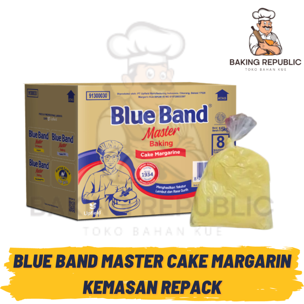 Jual BLUE BAND MASTER CAKE MARGARINE | KEMASAN REPACK | 250 GRAM | 500 ...
