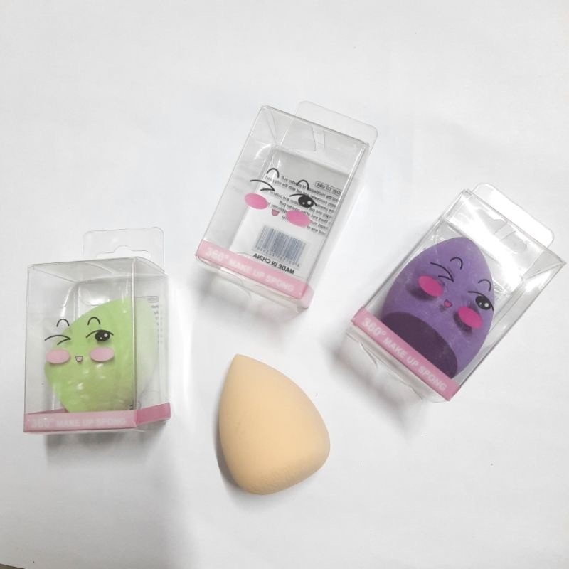 Jual SPONGE/SPONS/PUFF BEDAK FOUNDATION BEAUTY BLENDER | Shopee Indonesia