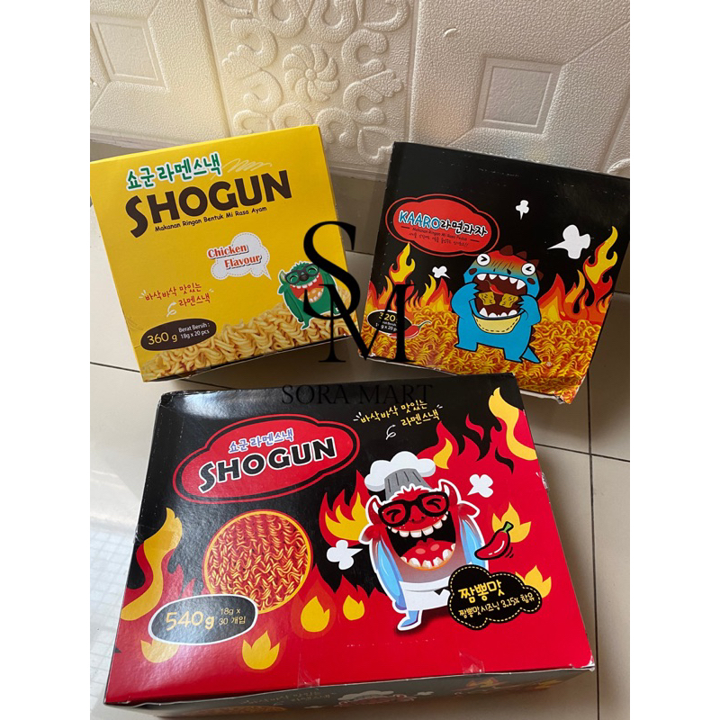 Jual Shogun Kaaro Mie Shogun Korea / MIE KAARO SPICY / MIE KREMES KOREA ...