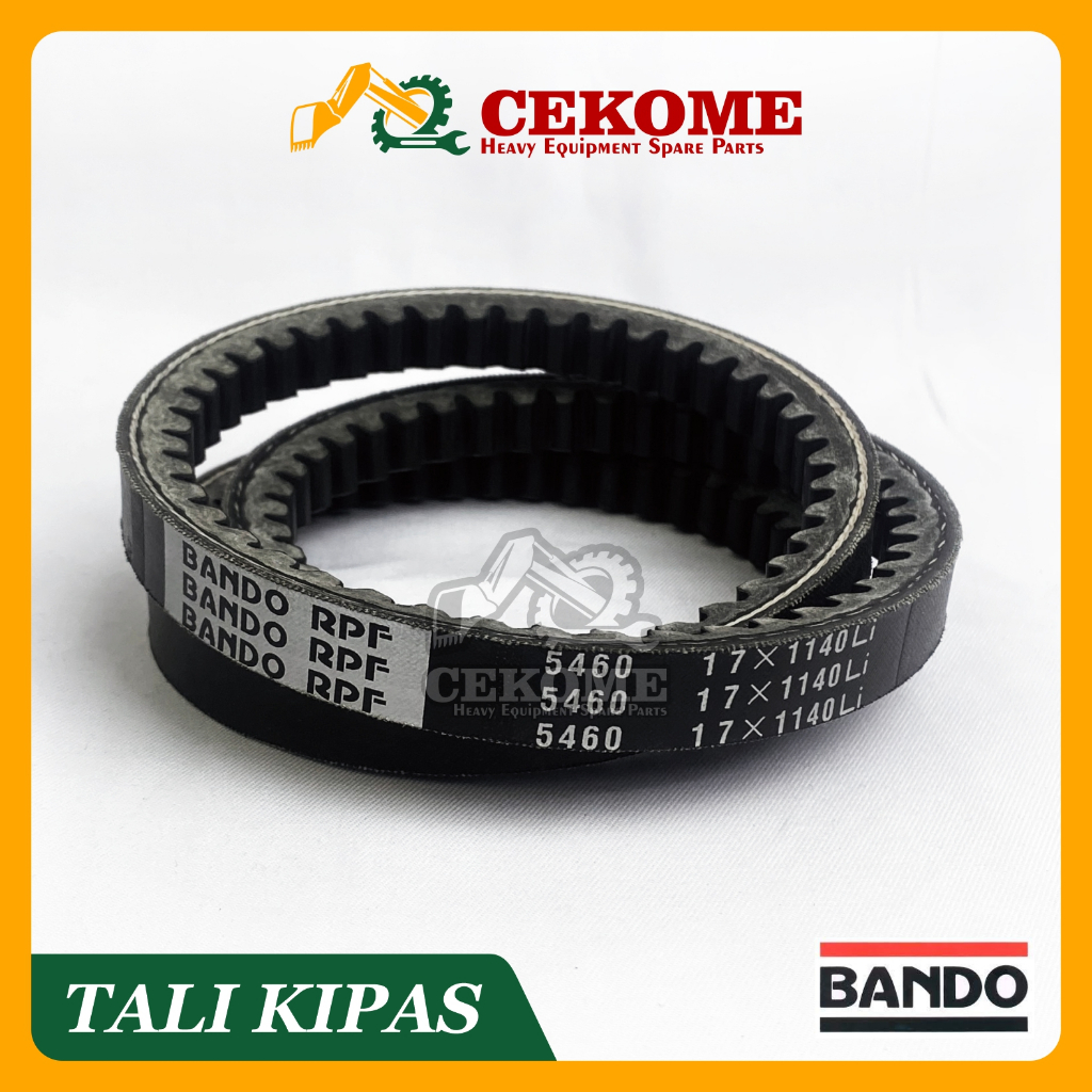 Jual Van Belt Excavator PC200 BANDO RPF 5460 Tali Kipas Fan Belt V-Belt Fanbel | Shopee Indonesia