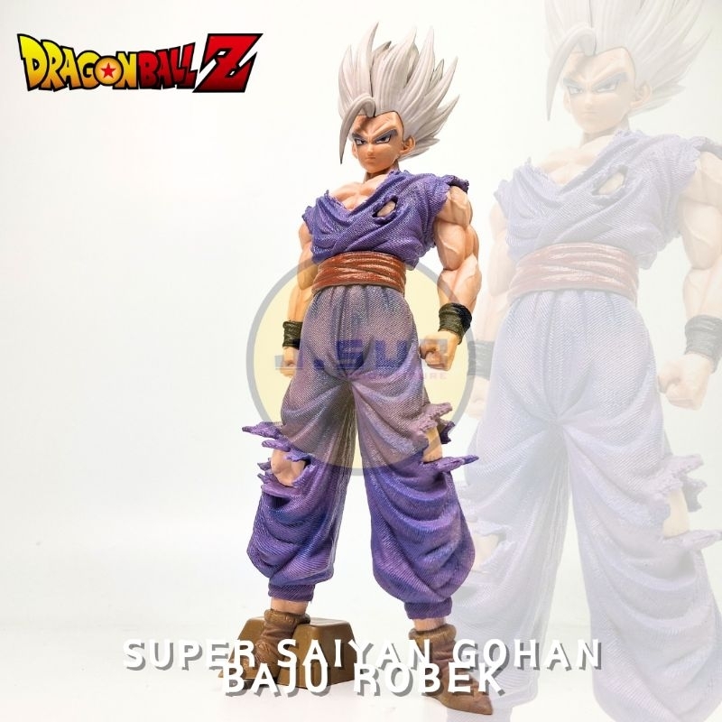 Jual Action Figure Super Saiyan Gohan Statue DragonBall DBZ WhiteHair ...